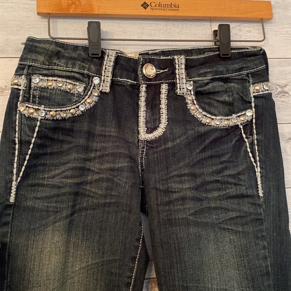 L.A. idol | Jeans | La Idol Usa Gorgeous Jeans Embellished Size Nwot ...